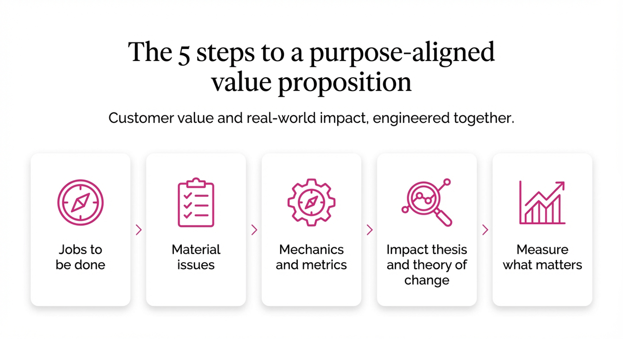 A guide to purpose-aligned value proposition design